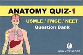Anatomy Question Bank-1 for USMLE, FMGE, NEET