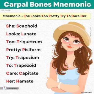 Mnemonic wrist bones (Carpal bones Mnemonic)